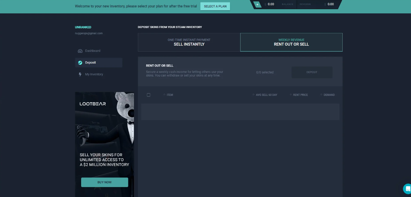 LootBear Review 2026 ☑️ CS2 Rental Explained + 2% Bonus - CSGOBETTINGS.COM