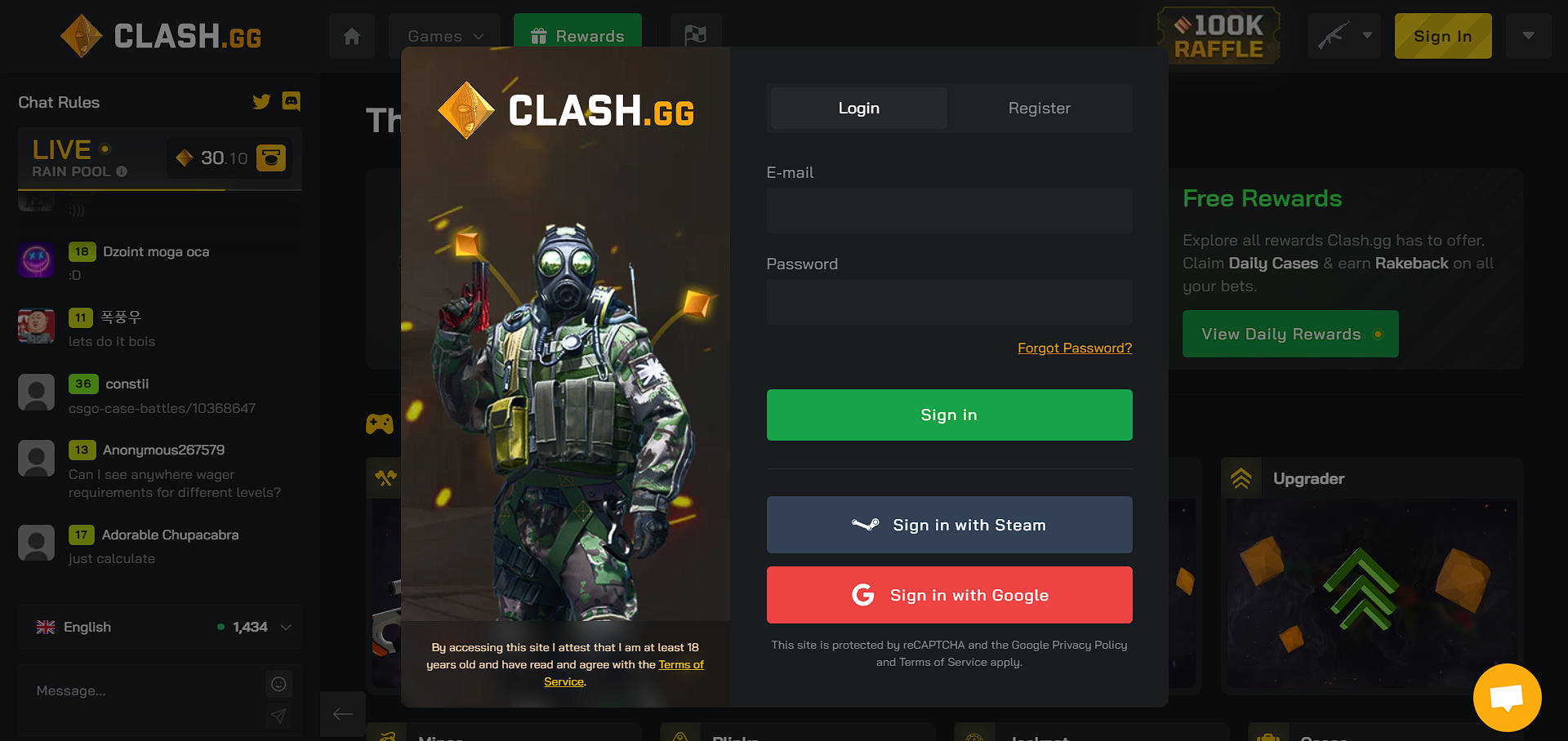 Clash.gg Promo Code [CSGOBETTINGS]⚡5% Bonus + Rakeback & Free Cases ...