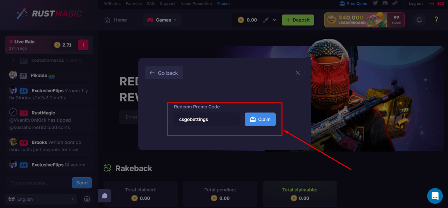 RustMagic Promo Code [csgobettings] ☑️ Get 3% Deposit Bonus in 2025 ...